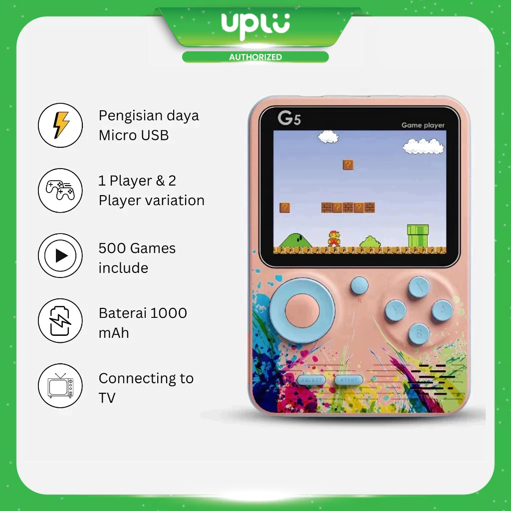 Jual UPLU Authorized Game Boy Retro Gamebot Gimbot Mini Portable ...