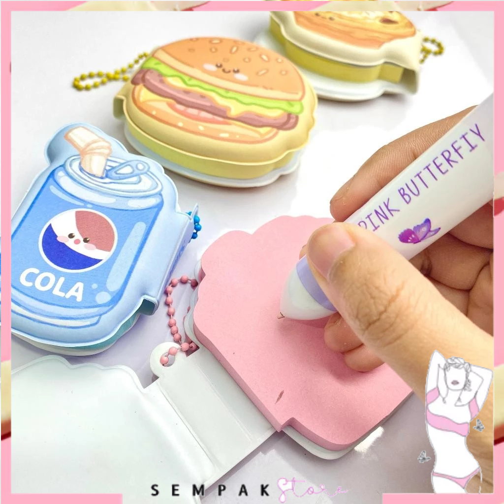 Jual SS Sticky Note Karakter Lucu 80 Lembar Mini Sticky Notes Dengan ...