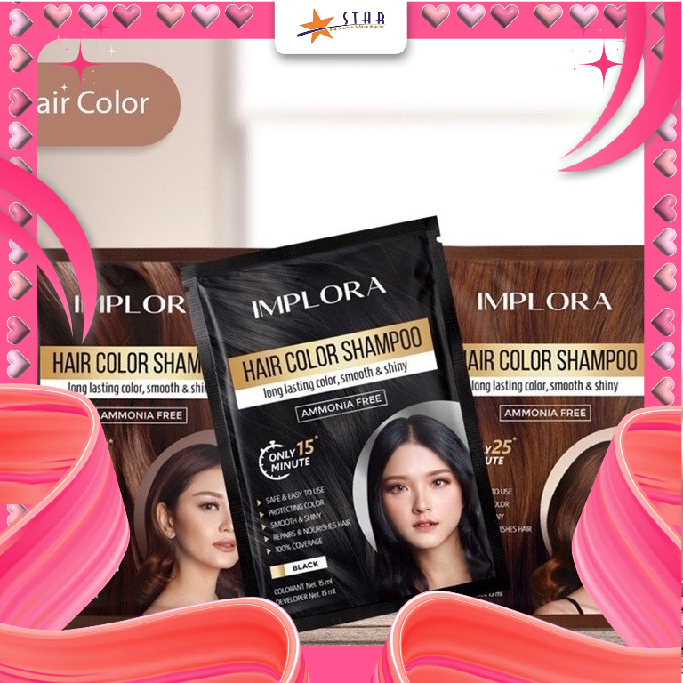 Jual * STAR * (Kemasan SACHET) IMPLORA SEMIR SHAMPO | Shopee Indonesia