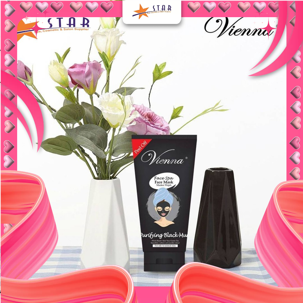 Jual Vienna purifying black mud face mask 50gr | Shopee Indonesia