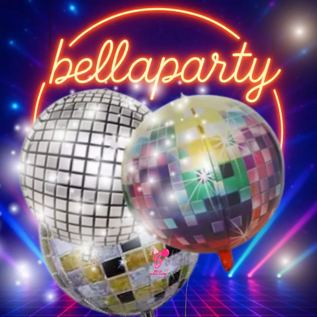 Jual balon foil 4D bentuk bola disko party disko ball dance pesta ...