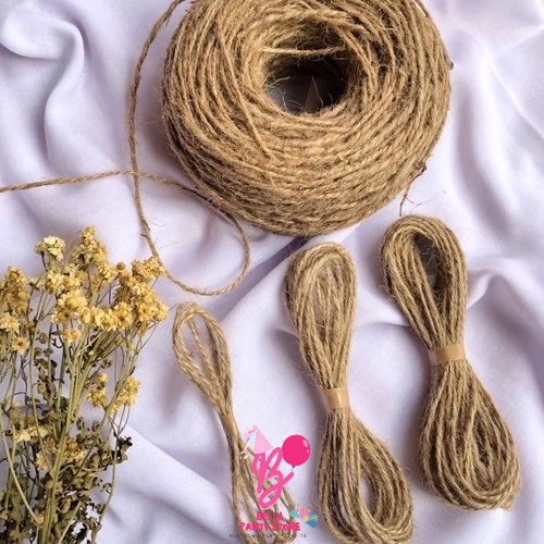 Jual [ 2 ply | 50 meter ] tali rami 50 meter 2 ply | tali jute | tali ...