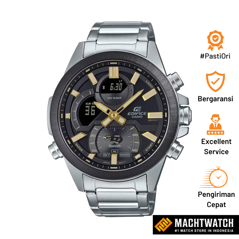 Jual Jam Tangan Pria Casio Edifice ECB-30DB-1A9DF Smartphone Link Model Digital Analog Dial ...