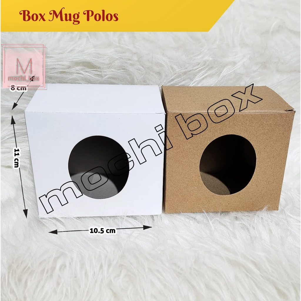 Jual BOX MUG POLOS / KEMASAN GELAS GAGANG / KOTAK MUG /DUS MUG DLL |MIN ...