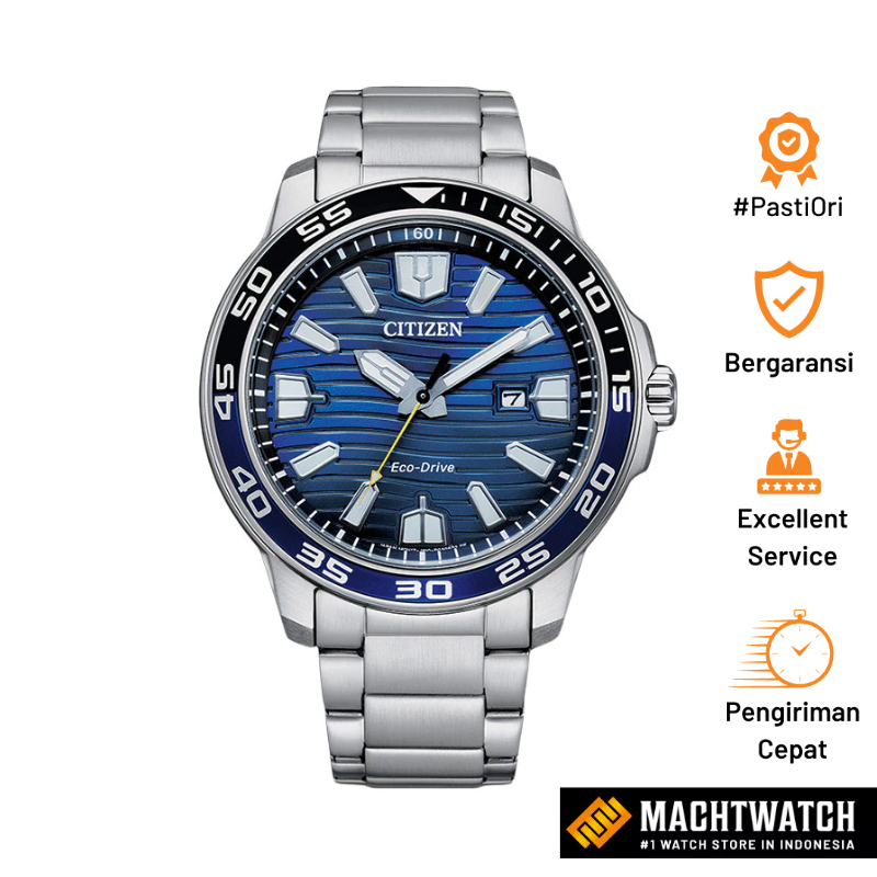 Jual Jam Tangan Pria Citizen Eco-Drive AW1525-81L Batman Blue Pattern ...