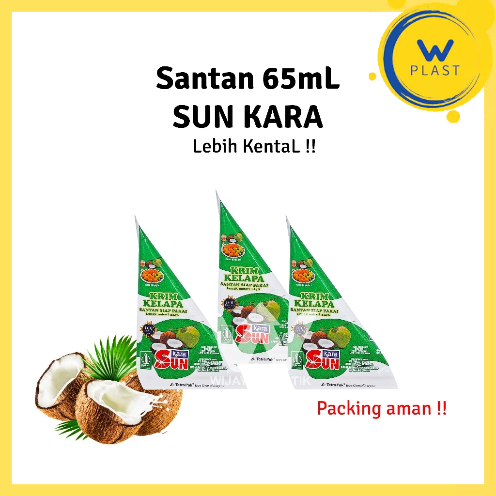 Jual Santan [SUN KARA] 65ml --- @Pack | kemasan premium cair kecil 65 ...