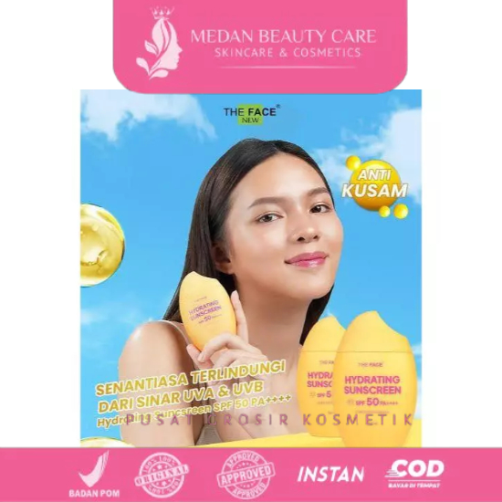 Jual The Face Temulawak Hydrating Sunscrern Spf 50 (Kemasan Botol Baru ...