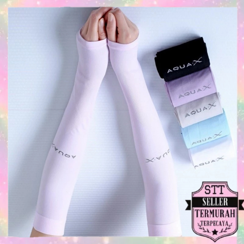 Jual STT Manset Tangan Polos AQUA-X Manset Tangan Unisex Handsock ...