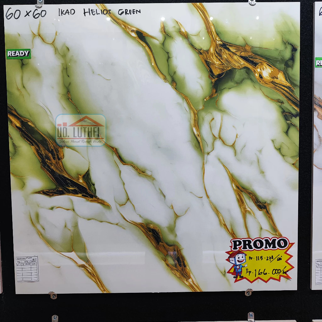 Jual Granit Lantai Halus Glazed Polish 60x60 IKAD Helios Green - Granit ...