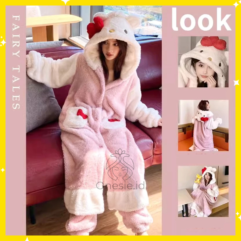 Jual LINA BELL KOSTUM DASTER ONESIE BAJU TIDUR PIYAMA KIGURUMI KOSTUM ...