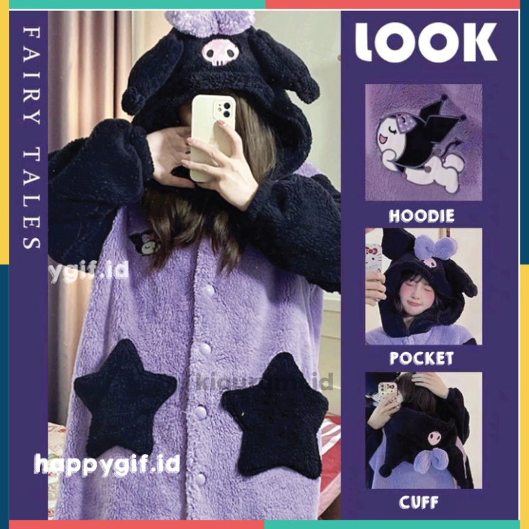 Jual KUROMI KOSTUM ONESIE BAJU TIDUR DASTER PIYAMA KIGURUMI | Shopee ...
