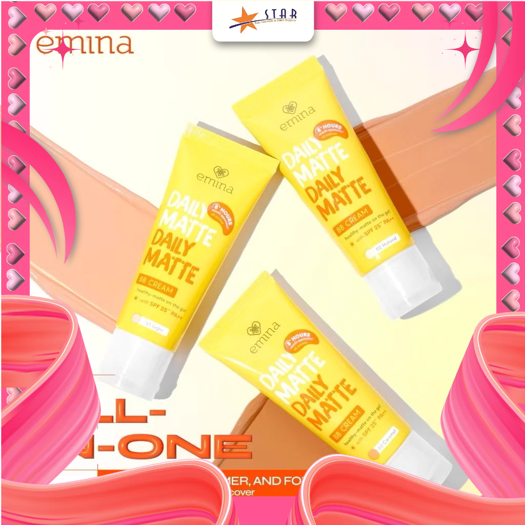 Jual * STAR * Emina Daily Matte BB Cream / emina bb cream / bb cream ...