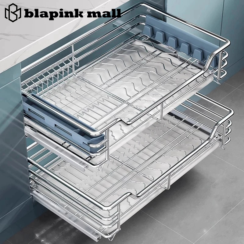 Jual Rak piring tarik Rak Piring Perapi Dapur Organizer Rak piring ...