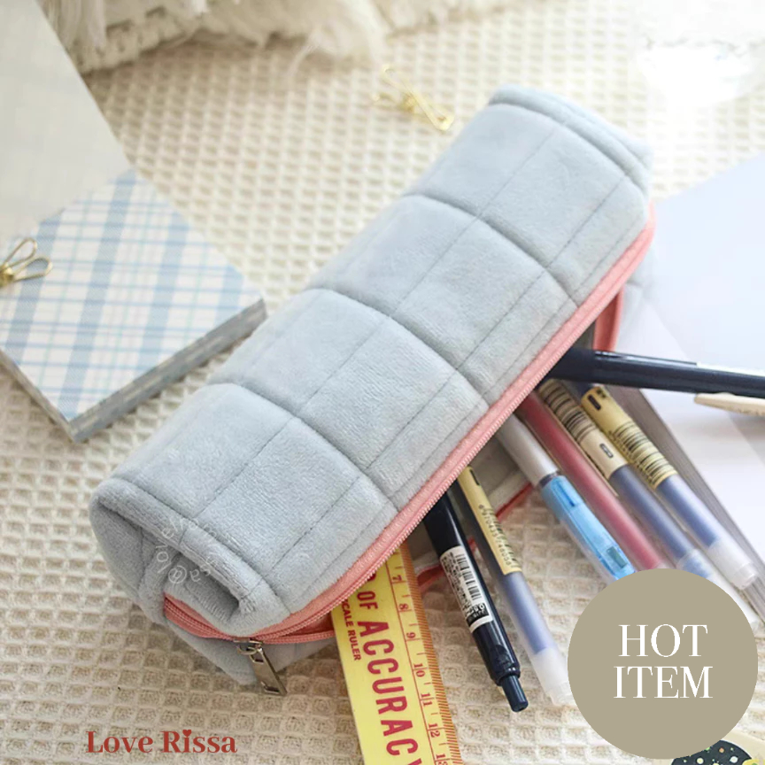 Jual [RISSA] Pouch Marshmallow Cute Pencil Pouch Kecil Tempat Pensil ...