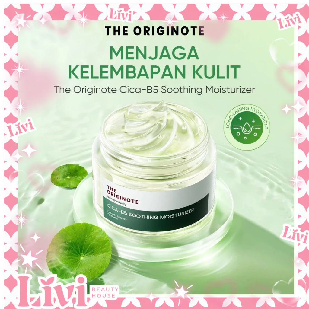 Jual LIVI - The Originote Cica B5 Soothing Moisturizer(HIJAU) | Shopee ...