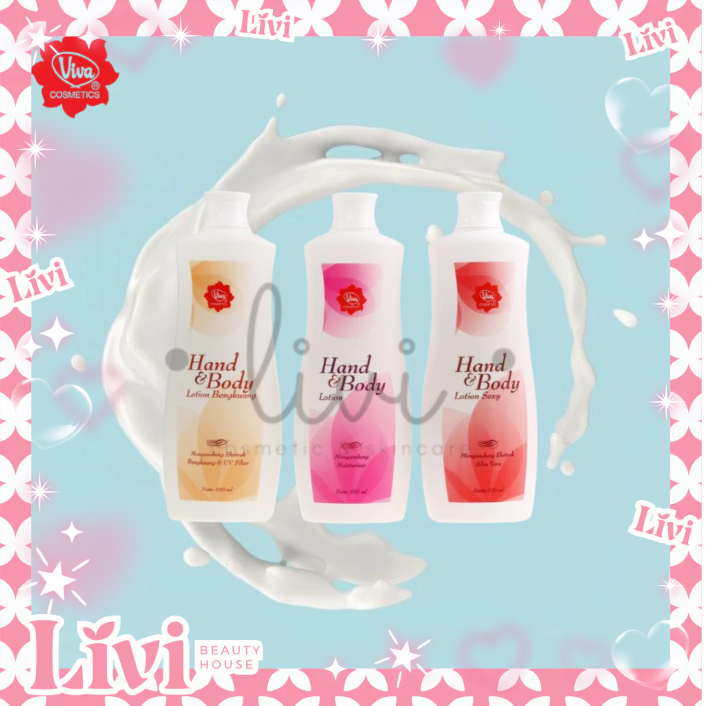Jual LIVI - Viva Hand & Body Lotion 550 ml | Shopee Indonesia