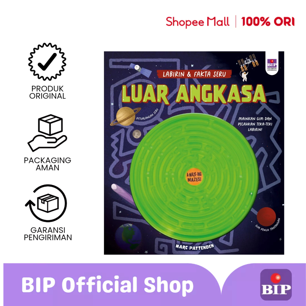 Jual BIP - Labirin & Fakta Seru: Luar Angkasa | Shopee Indonesia