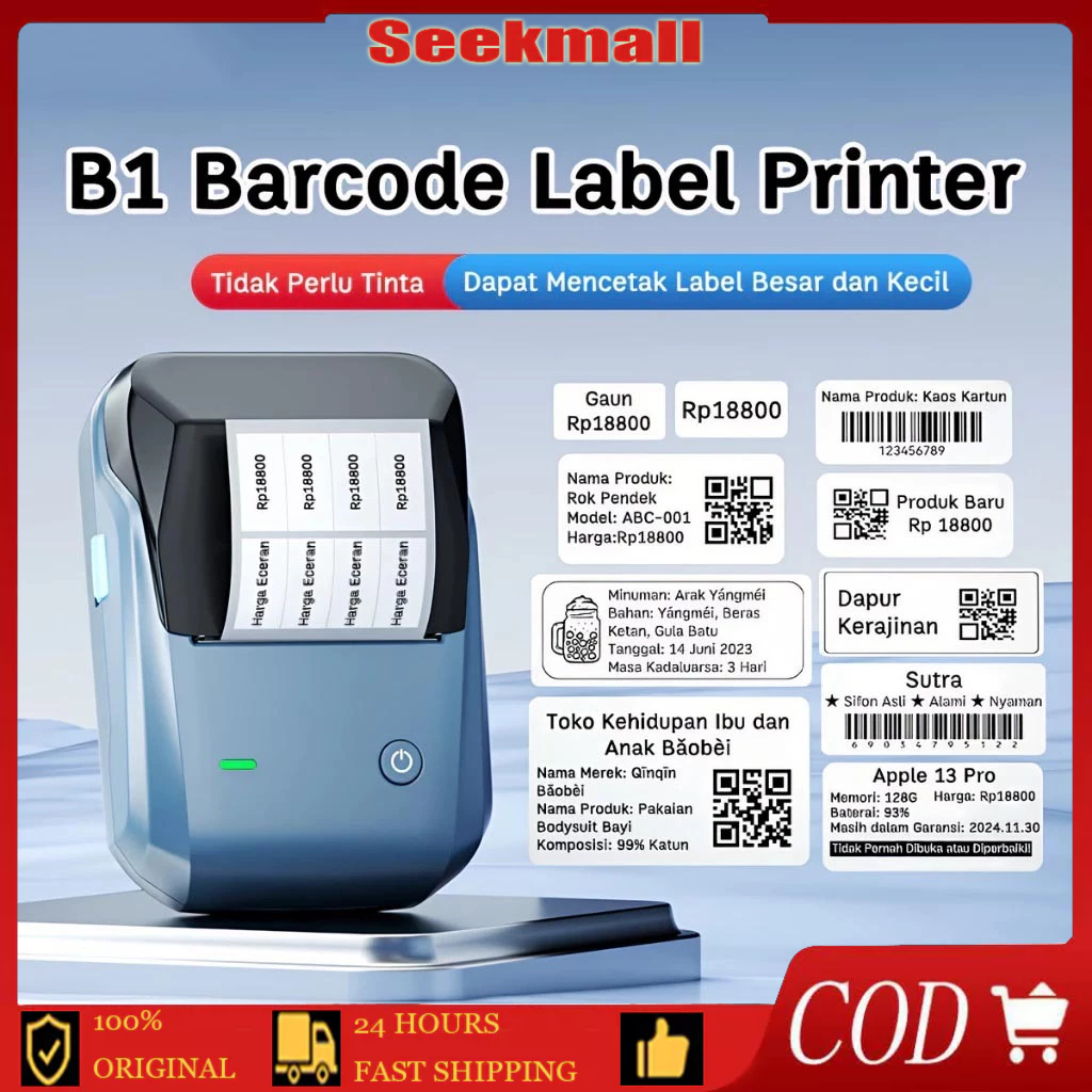 Jual B1 Printer Label Harga Barcode, Printer Stiker Tanggal untuk Toko ...