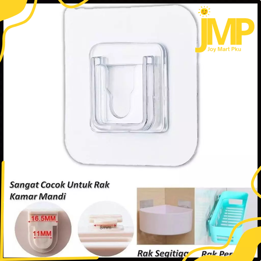 Jual JMP - Gantungan Dinding Tempel Female Tembok Transparant Socket ...