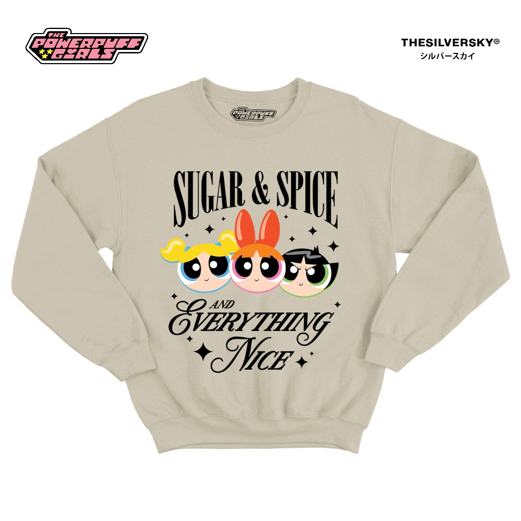 Jual Thesilversky Powerpuff Girls Sugar Spice Crewneck Basic Sweater ...