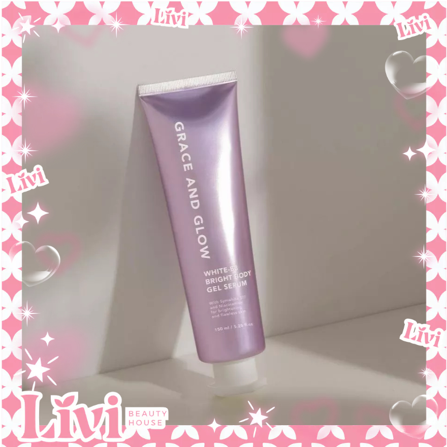 Jual LIVI - Grace And Glow White B3 Bright Body Gel Serum 150ml ...