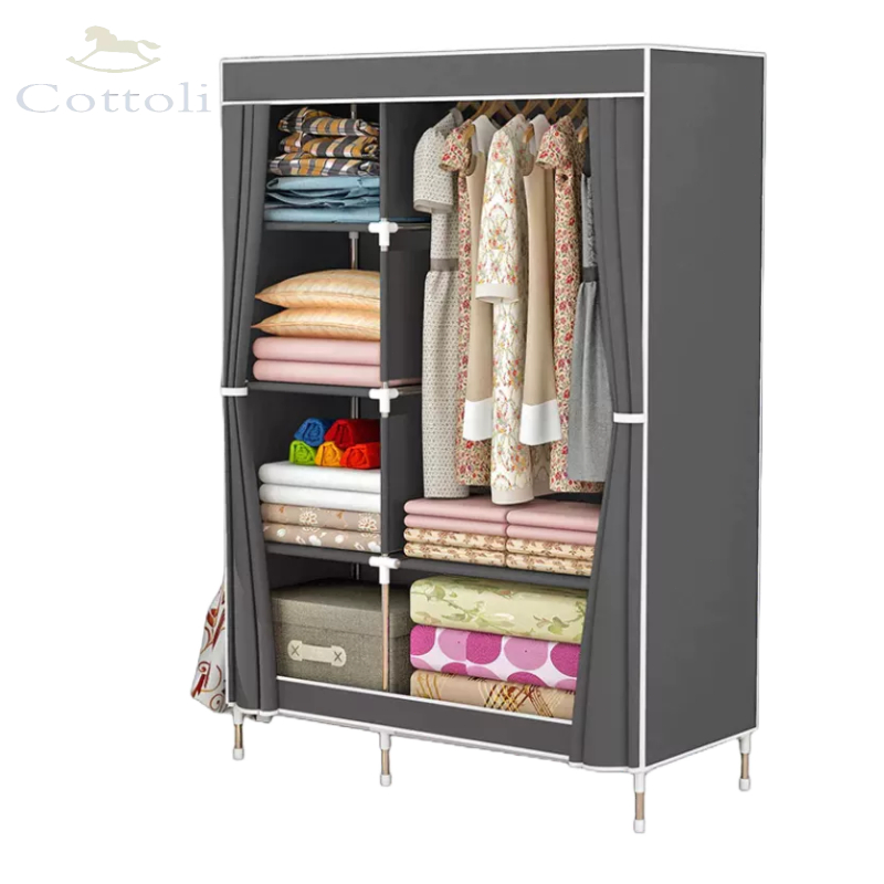Jual Cottoli Lemari Pakaian Serbaguna Lemari Baju Portable Lemari Kain Portable Lemari Gantung ...