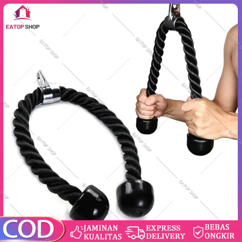 Jual Tricep Rope Wannalife | Trisep Triceps Tali Gym Fitness Pull Down ...