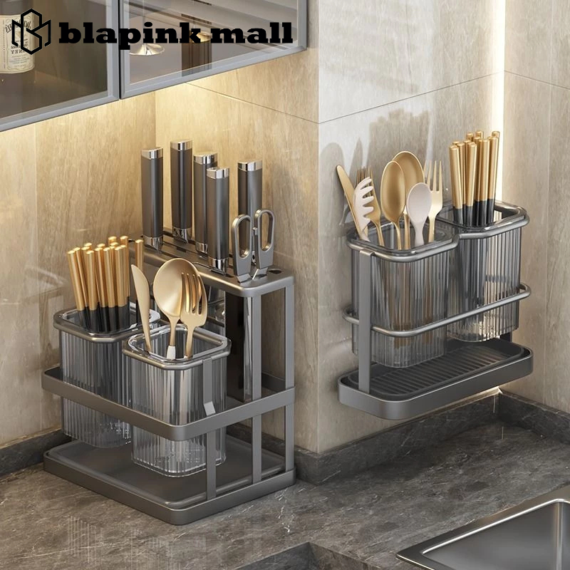 Jual Tempat Sendok Garpu Sumpit Dinding Rak Penyimpanan Alat Makan Rak ...