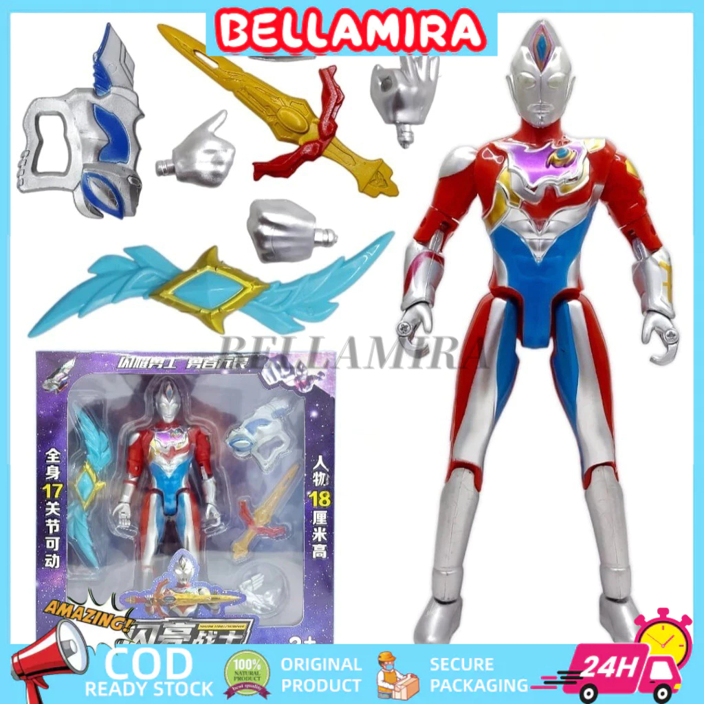 Jual 【New Ultraman】Figure Ultraman Z Zero Mainan Ultraman Geed Orb ...