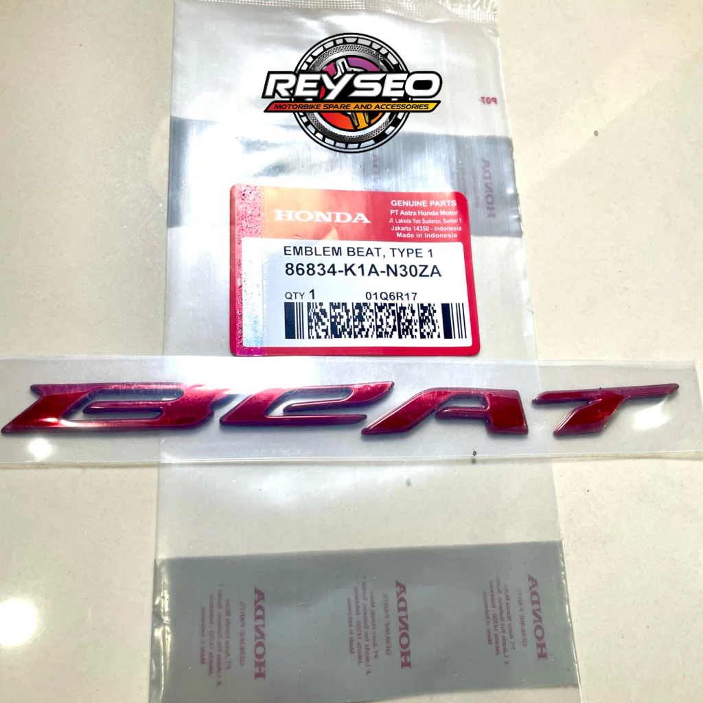 Jual Emblem Beat New 2025 Merah | Shopee Indonesia