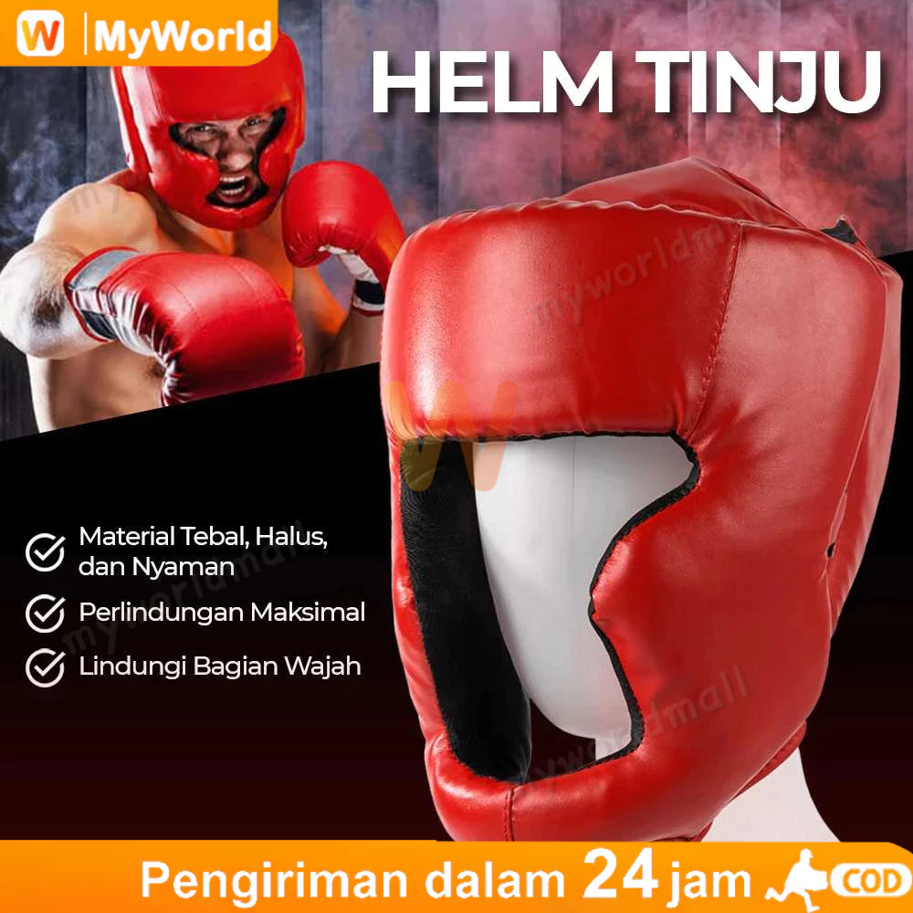Jual 【COD】Helm Tinju Sanda Pelindung Kepala Adult KANXEX Helm Pelindung ...