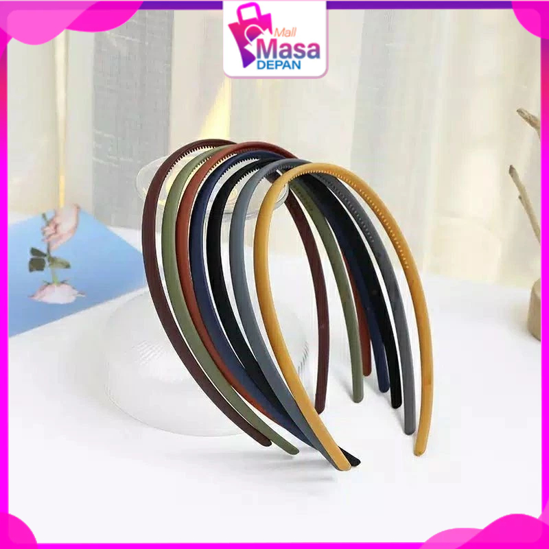 Jual MMD Bando Korea Polos Bulat Tipis Matte Full Color High Quality ...