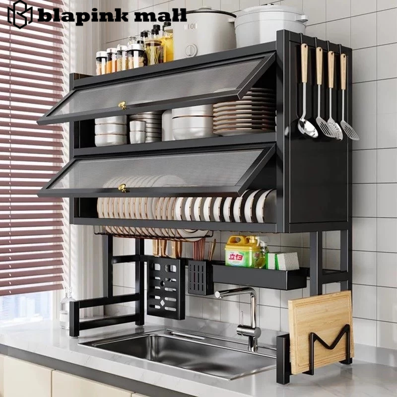 Jual Rak Piring Wastafel Dengan 2 Susun Kabinet Rak Wastafel Cuci ...