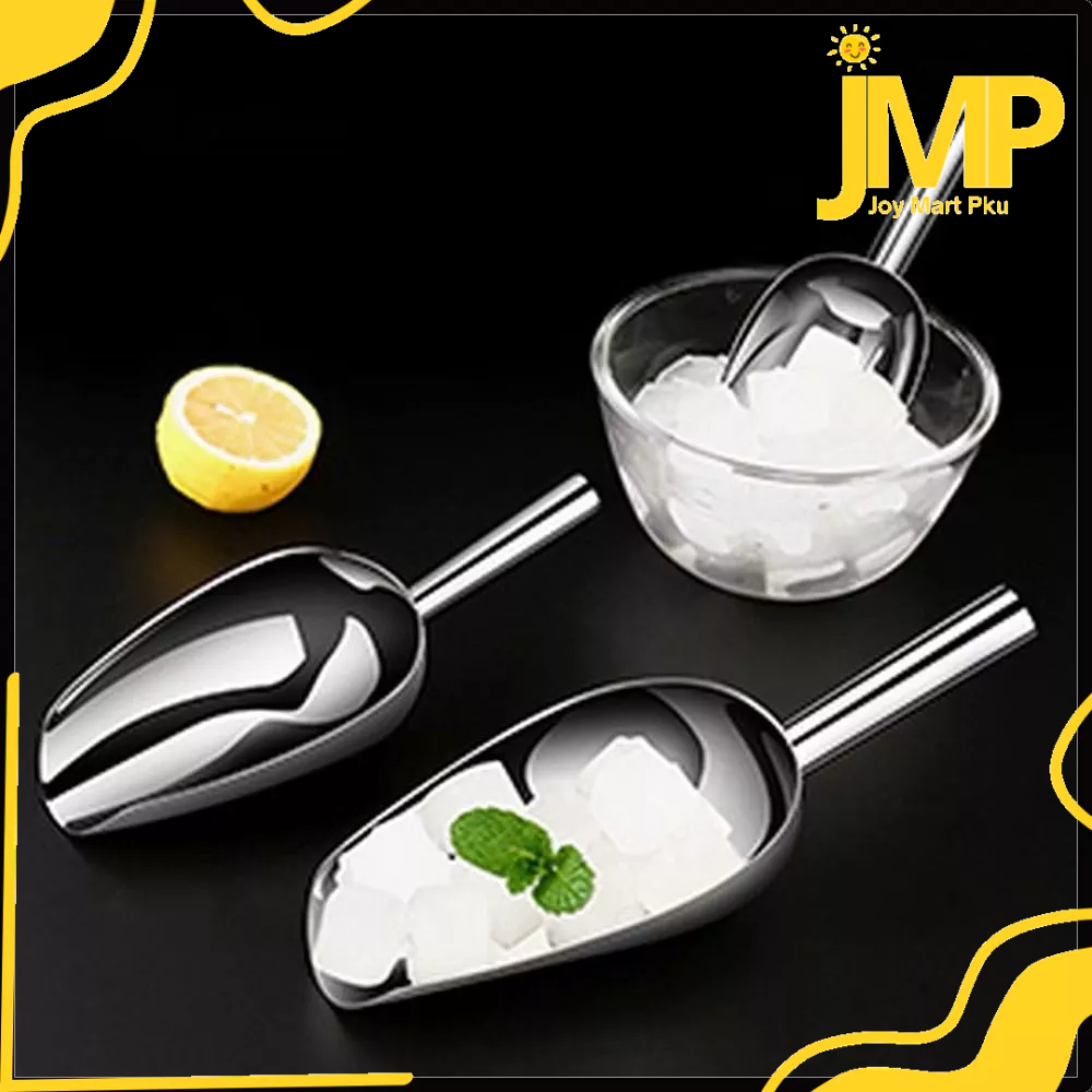 Jual JMP - SENDOK Es Batu Stainless / Sekop Stainless / Serokan Tepung ...
