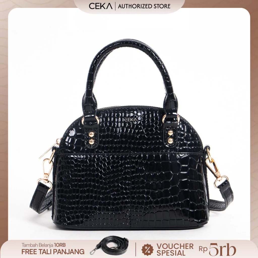 Jual CEKA Authorized Tas Selempang Wanita Zeluna Bag Kekinian Motif ...