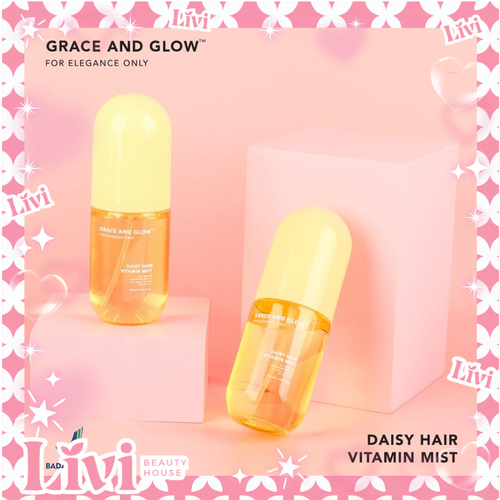 Jual LIVI - Grace and Glow Daisy Hair Mist Sweet Scented and Silk Hair ...
