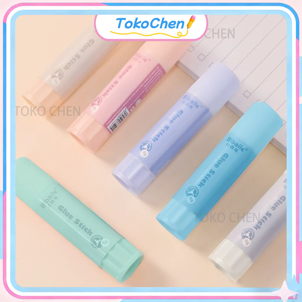 Jual Bibaile Glue Stick Lem Kertas Putar / lem kertas/Perlengkapan ...