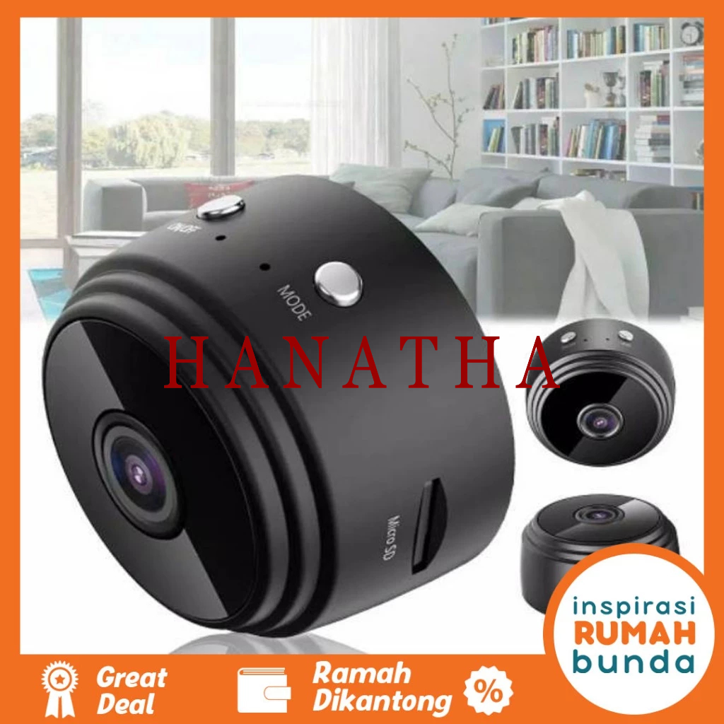 Jual Wireless A9 Mini Camera Wifi HD 1080P Mini CCTV Wifi CCTV Mini ...