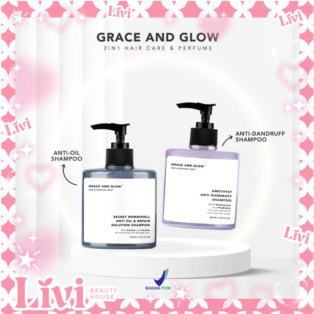 Jual LIVI - Grace And Glow Shampoo 400ml | Shopee Indonesia