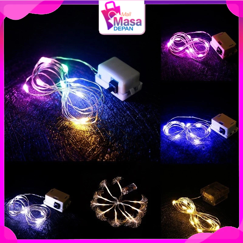Jual MMD Lampu Tumblr Kawat Mini 1 2 3 5 Meter Lampu Hias Dekorasi Gift ...