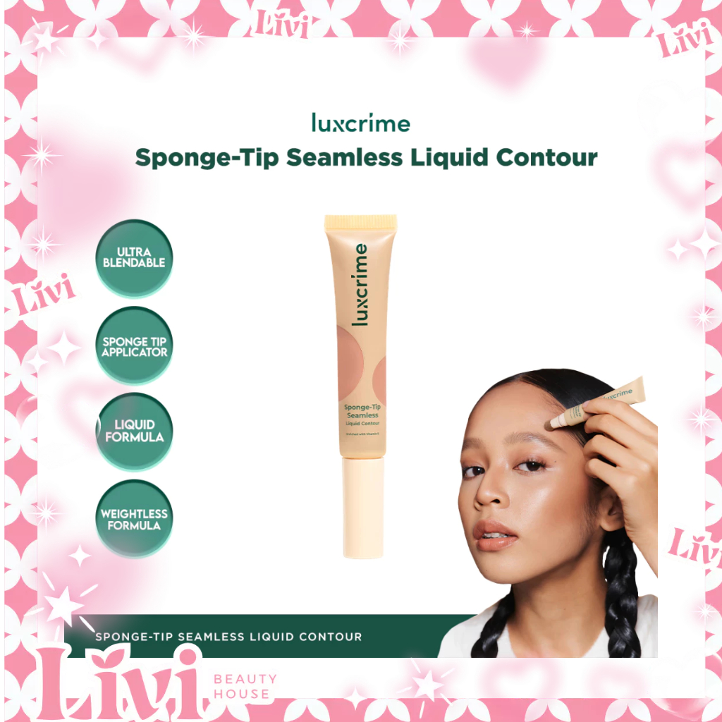 Jual LIVI - Luxcrime Sponge Tip Seamless Liquid Contour | Shopee Indonesia