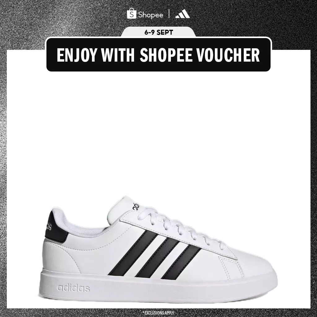 Jual adidas Lifestyle GRAND COURT 2.0 SHOES Men White GW9195 | Shopee ...