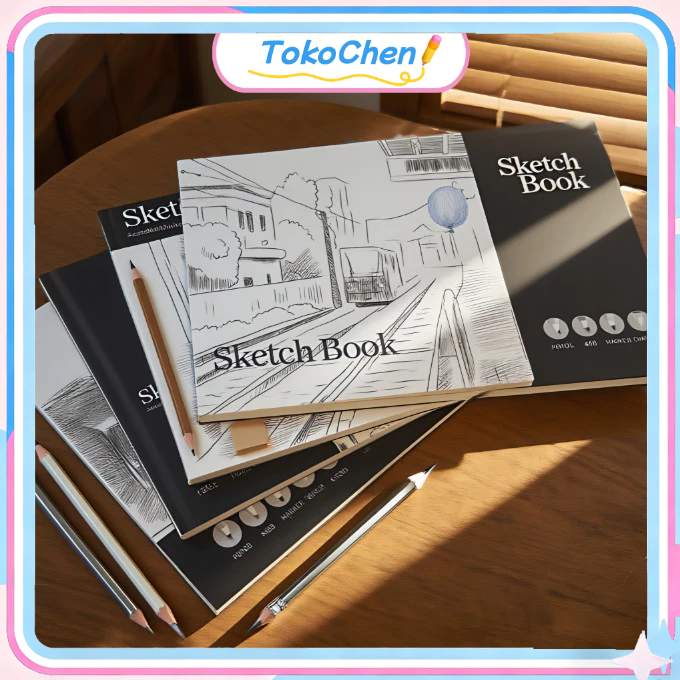 Jual Sketchbook A4 Buku Sketsa profesional 160Gsm Gambar(48 halaman ...