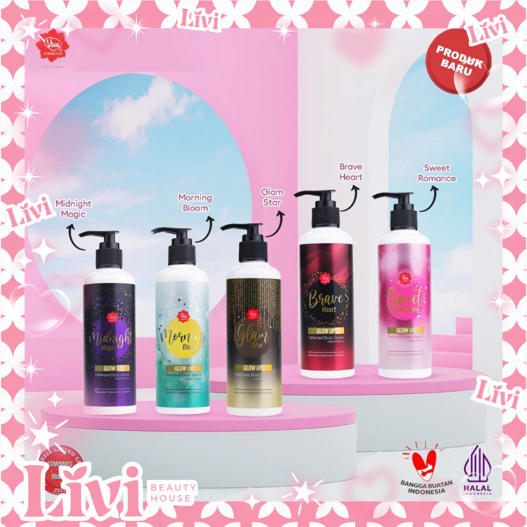 Jual LIVI - Viva Glow Up Perfumed Body Serum 230ml | Shopee Indonesia