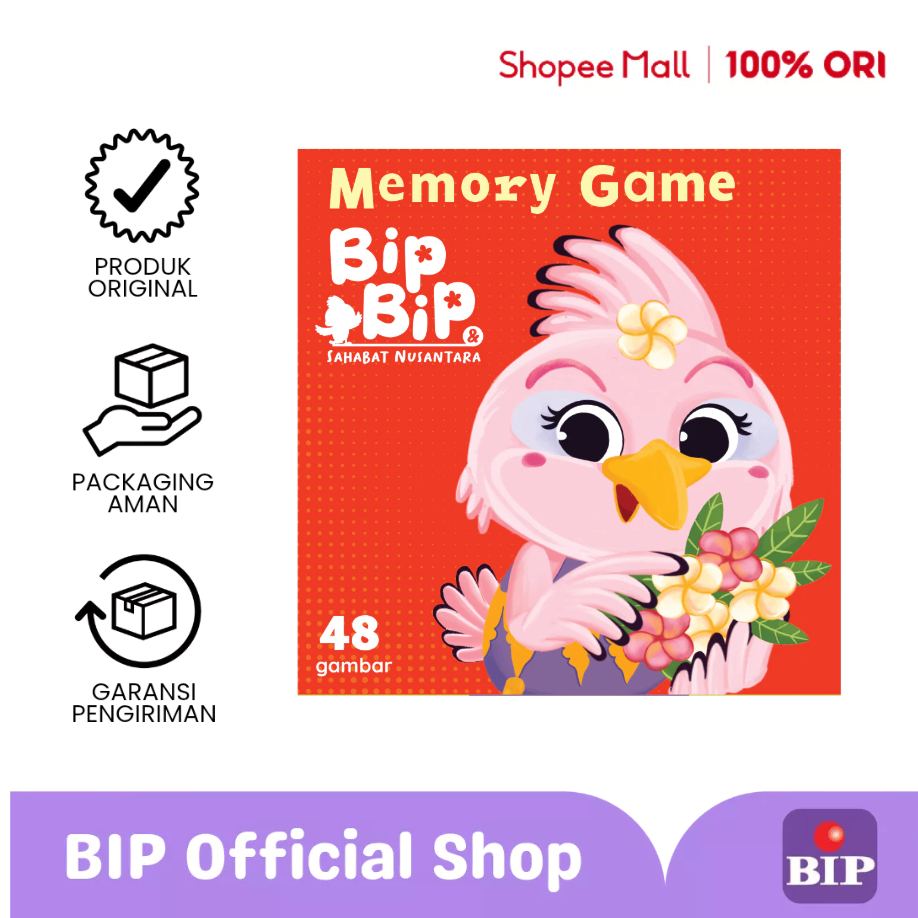 Jual BIP - Kartu Memory Game BipBip dan Sahabat Nusantara | Shopee ...