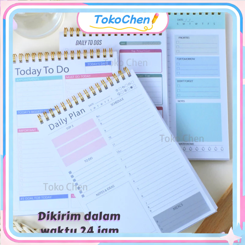 Jual [COD] Rencana Agenda Buku Catatan A5 Mingguan Bulanan Buku Harian ...
