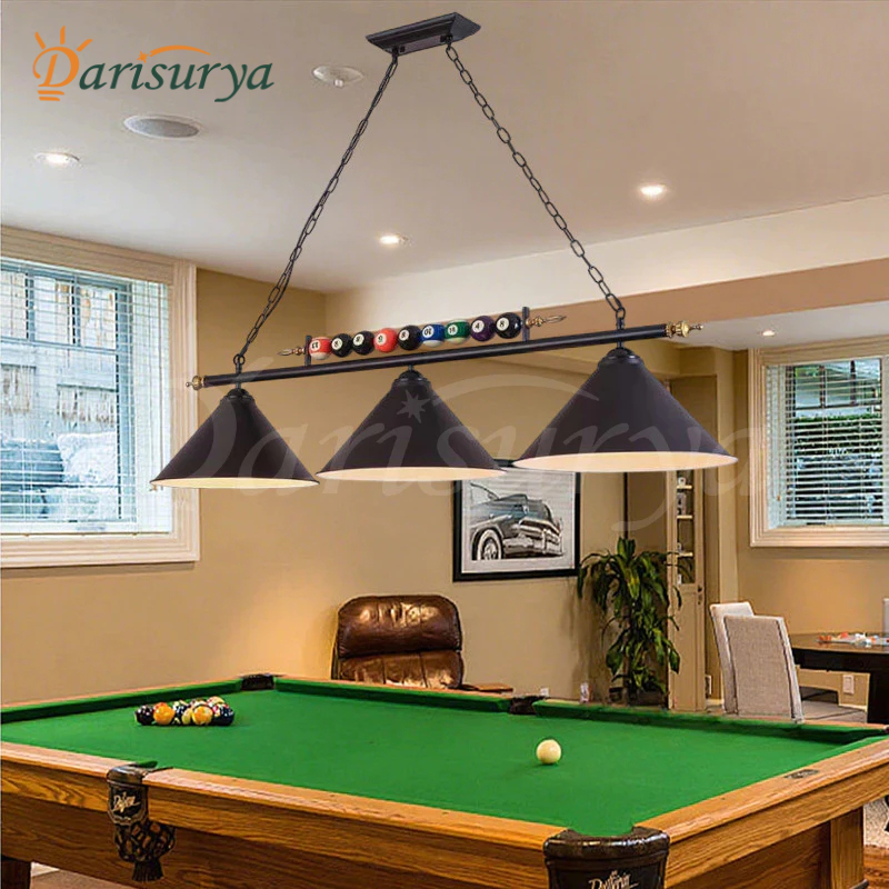 Jual Lampu Gantung Billiard Gaya Industri Lampu Hias Gantung Panjang ...