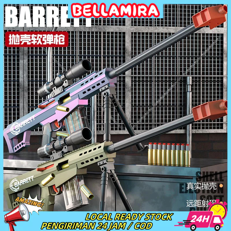 Jual Barrett/AWM/98K Sniper Gun Shell Throwing Simulation Large AWM ...