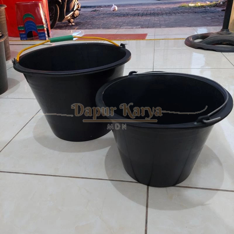 Jual Ember Timbah Hitam Antipecah 18L Sedang Kecil - Dapur Karya Mdn ...