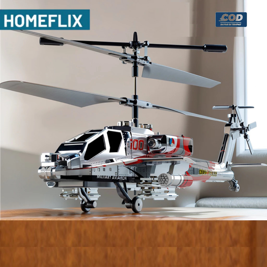 Jual Helikopter Besar Apache Remote Control dengan Giroskop dan Lampu 2 ...